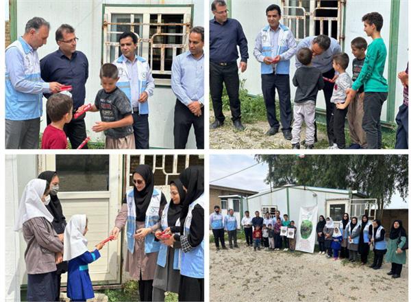 تقدیر از دانش آموزان سفیر سلامت روستای دماغ سفید دانشگاه علوم پزشکی